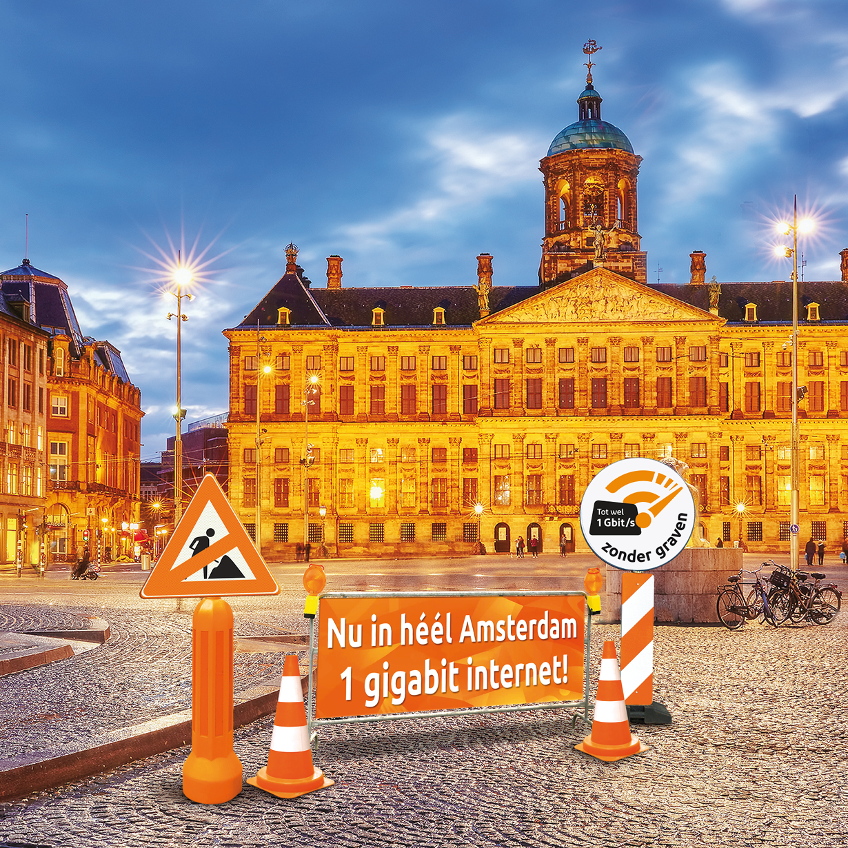 Ziggo biedt heel Amsterdam gigabit-internet